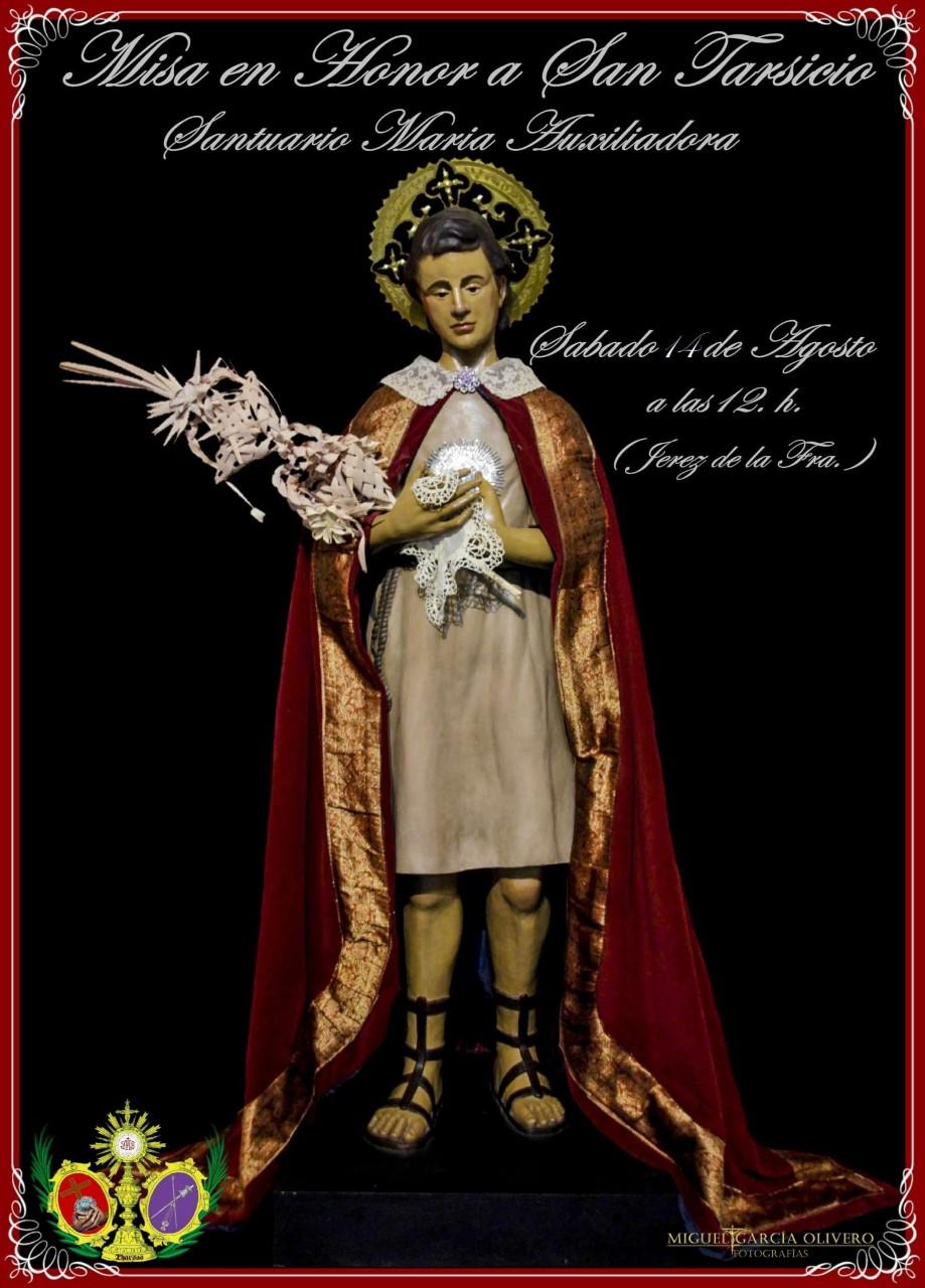 Misa en honor de San Tarcisio, mártir de la Eucaristía